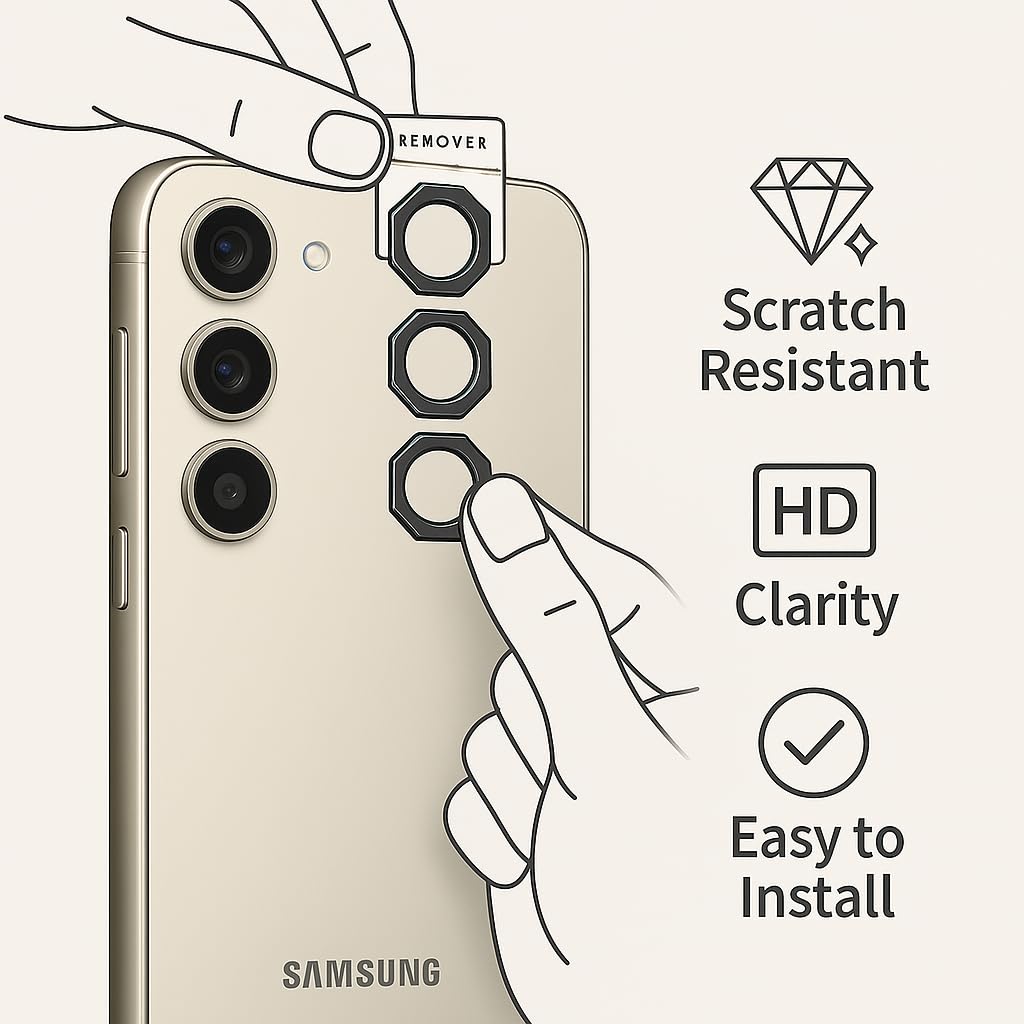 CrystalShield™ Octagon Camera Lens Protector for Samsung – iVelo ...